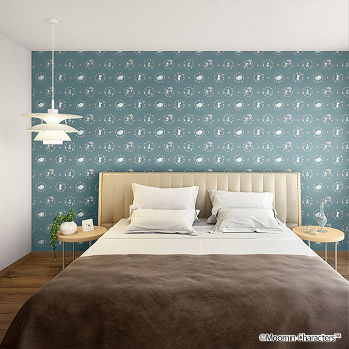 青色 ブルー 生のり付き壁紙 | 壁紙屋本舗 公式